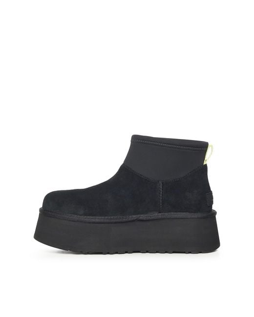 UGG Classic Mini Dipper Boots in Black | Lyst UK