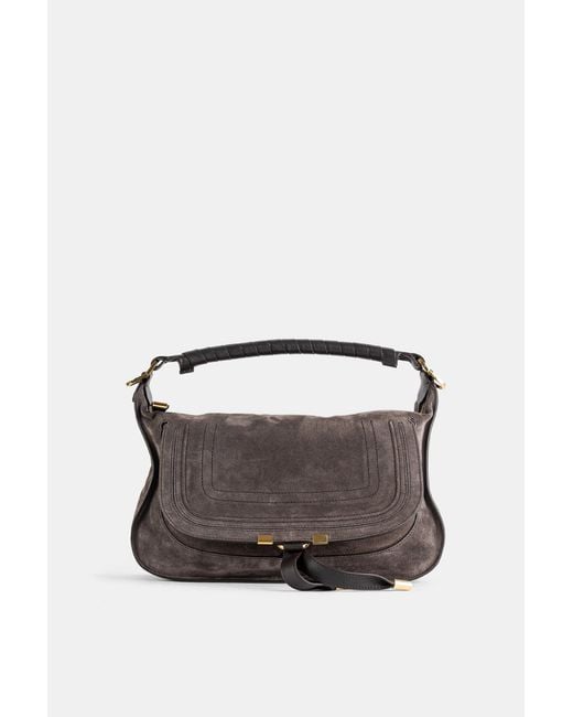 Chloé Marcie Kohl Hobo Bag Hand in Brown | Lyst UK