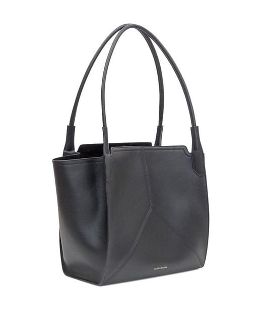 Victoria Beckham Victoria Tote Bag With Leather Inserts in Black | Lyst UK