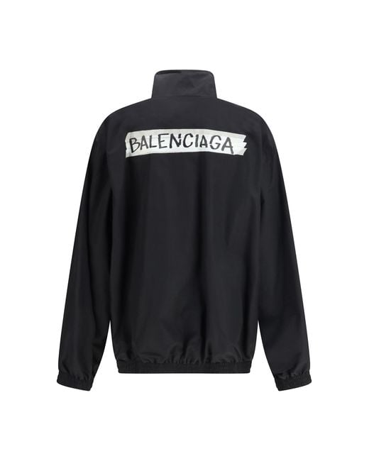 Balenciaga Masking Tape Jacket in Blue for Men | Lyst UK