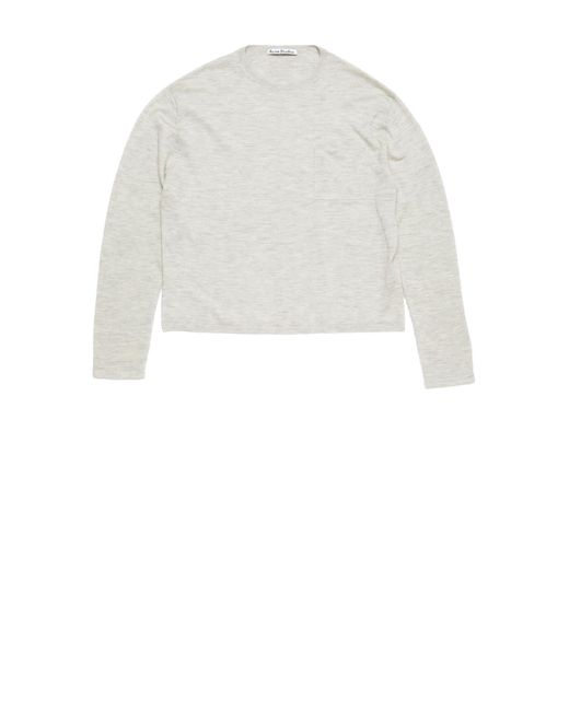 Acne Studios Acne Sweaters in White | Lyst