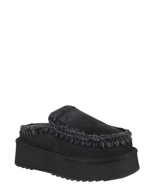 Mou Clog Eskimo Platform in Black | Lyst