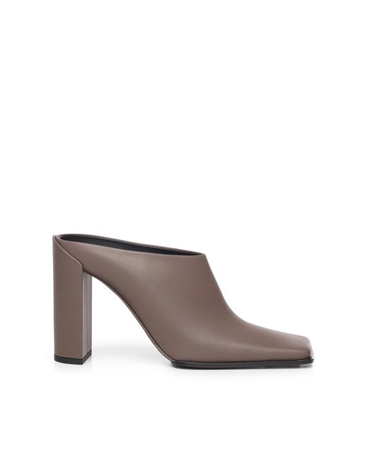 Alaïa Square Mule in Gray | Lyst