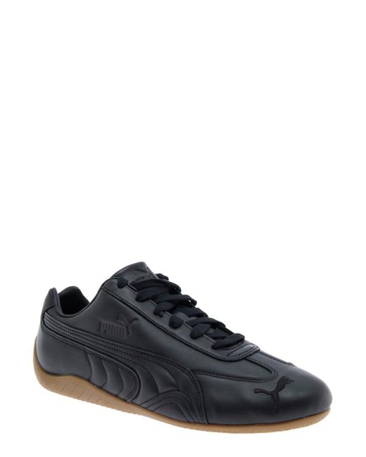 PUMA Speedcat Low Top Sneakers With Embossed Logo On The Tongue And ...