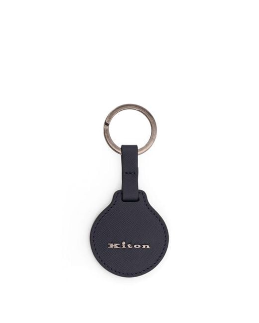 Kiton Leather Keyring in Blue for Men | Lyst UK