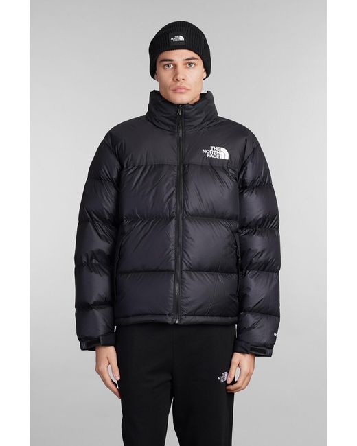 The North Face 96 Retro Nuptse Puffer In Black Nylon in Blue for Men | Lyst