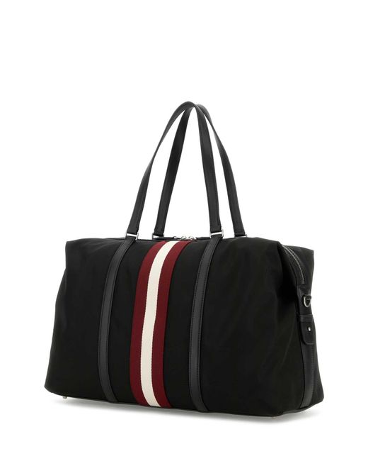 Bally Canvas Travel Bag in Black for Men | Lyst