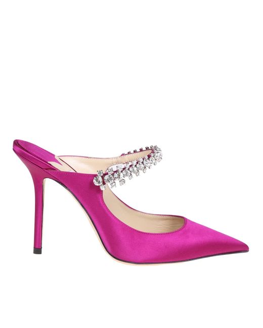 Jimmy Choo Bing 100 Mule in Pink | Lyst