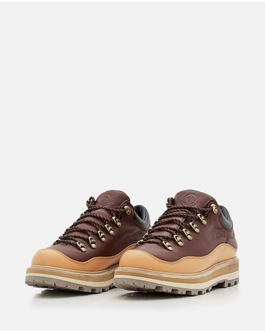Moncler Genius Peka 305 Derby Shoes X Palm Angels in Brown for Men | Lyst