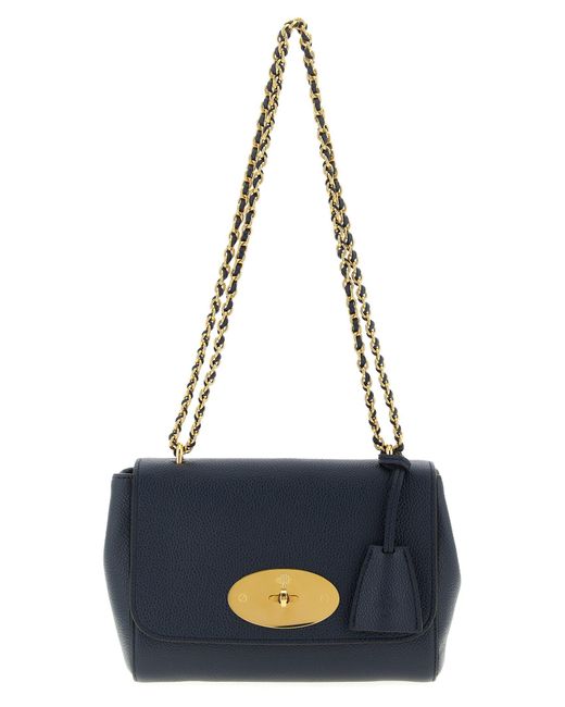 Mulberry Small 'Lily' Shoulder Bag in Blue | Lyst