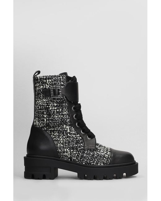 Roberto Festa Vlady Combat Boots in Black | Lyst