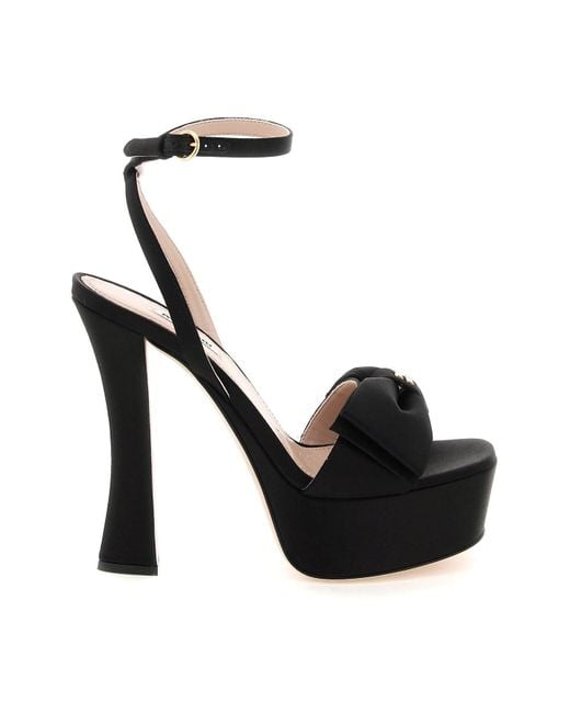 Never Pay Full Price for Satin Plateau Sandals