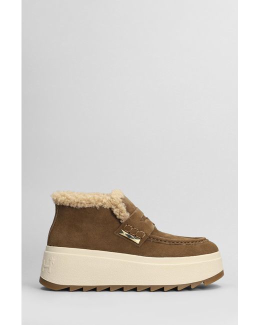 Ash Magic Low Heels Ankle Boots in Brown | Lyst