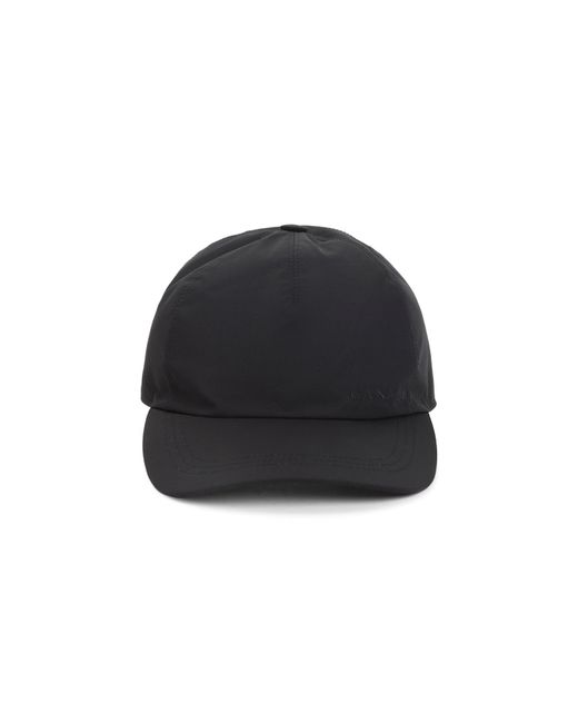 Canali Logo Hat in Black for Men | Lyst