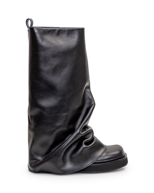 The Attico Combat Robin Boot in Black | Lyst