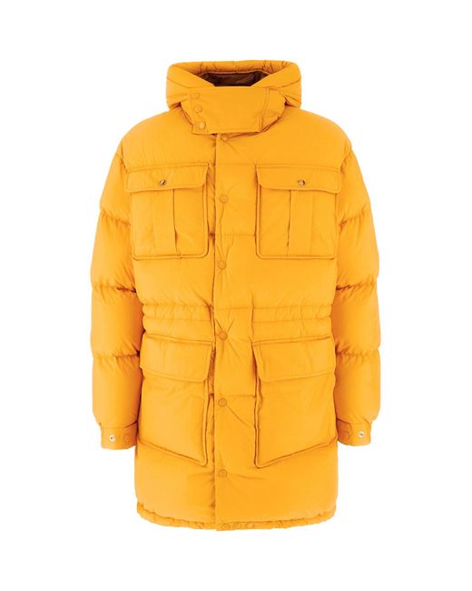 Moncler Genius Ochre 8 Moncler Palm Angels Down Jacket in Yellow for ...