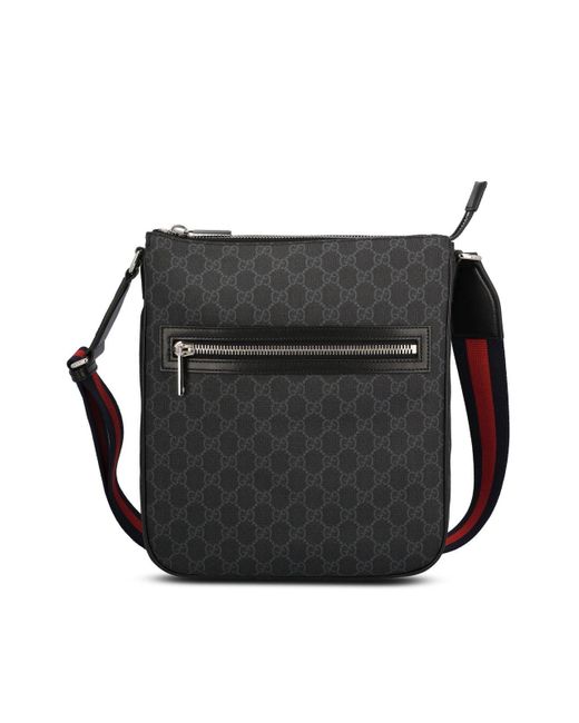 Gucci Gg Crossbody Bag in Black for Men | Lyst