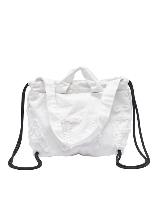 Vic Matié Logo Bag Backpack in White | Lyst