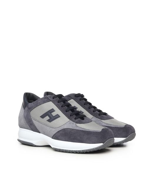 Hogan Interactive Sneakers in Grey for Men | Lyst UK