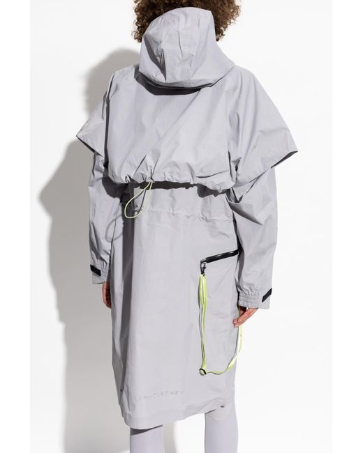 adidas By Stella McCartney Waterproof Polyamide Jacket With Detachable ...