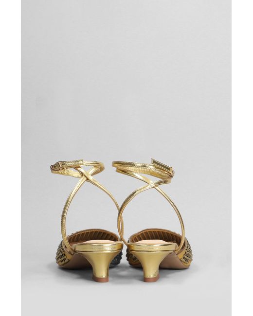 Lola Cruz Pia Pumps in Metallic | Lyst