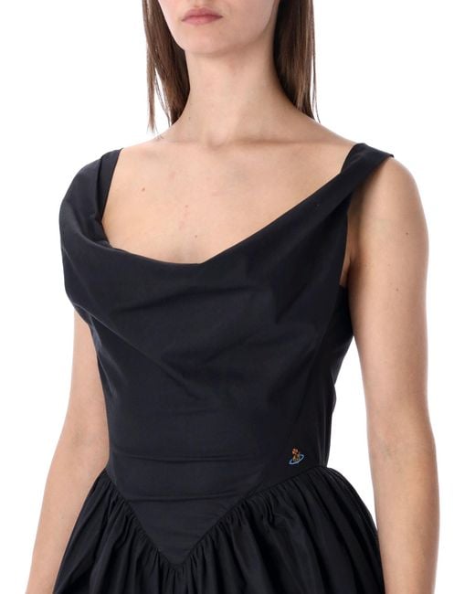 Vivienne Westwood Mini Sunday Dress in Black | Lyst UK