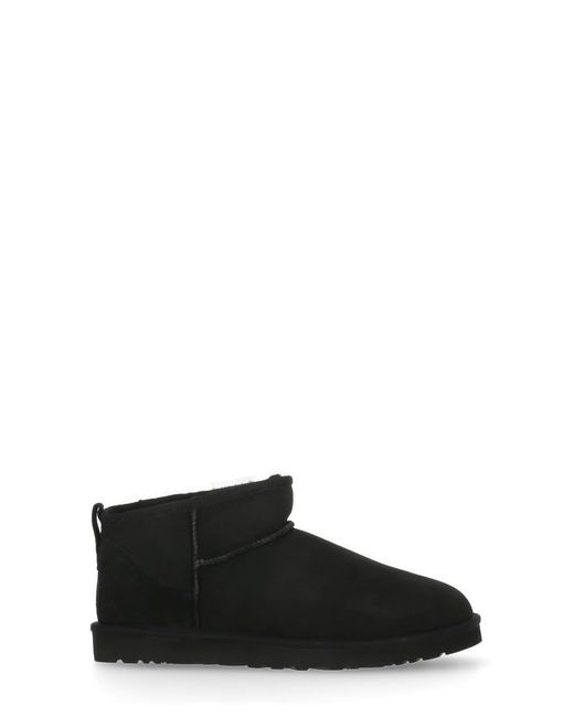 UGG Classic Ultra Mini Ankle Boots in Black for Men | Lyst UK