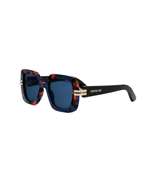 Dior Cdior S2i Square Frame Sunglasses in Blue | Lyst