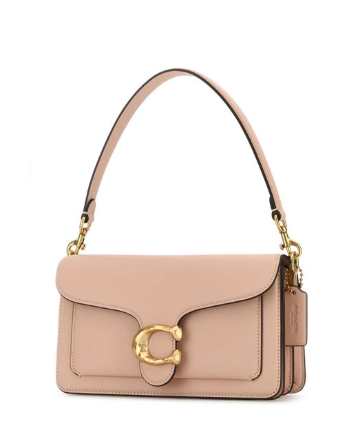 COACH Powder Leather Tabby 26 Handbag in Pink | Lyst UK