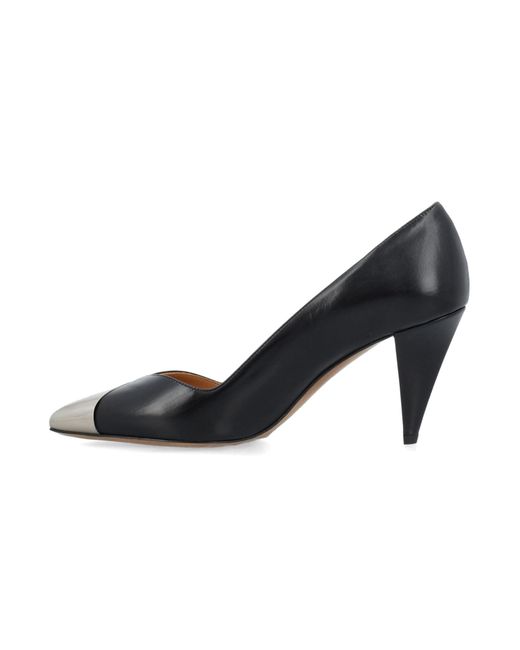 Isabel Marant Palda Metal Point Pump in Black | Lyst