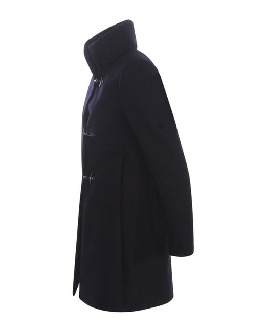 Fay Coat Romantic in Blue | Lyst Fay Coat Romantic in Blue | Lyst