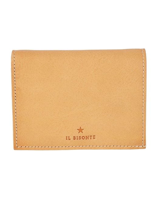 Il Bisonte Small Oliveta Wallet in Natural | Lyst UK