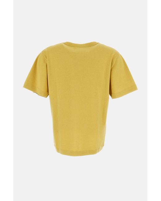 Extreme Cashmere Cotton Cashmere Top in Yellow | Lyst UK