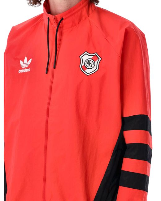 adidas Originals River Plate 94 Track Top in Red for Men | Lyst