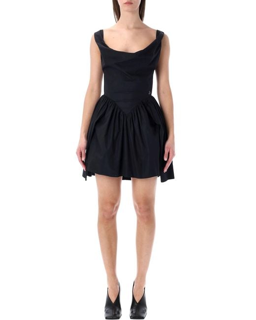 Vivienne Westwood Mini Sunday Dress in Black | Lyst UK