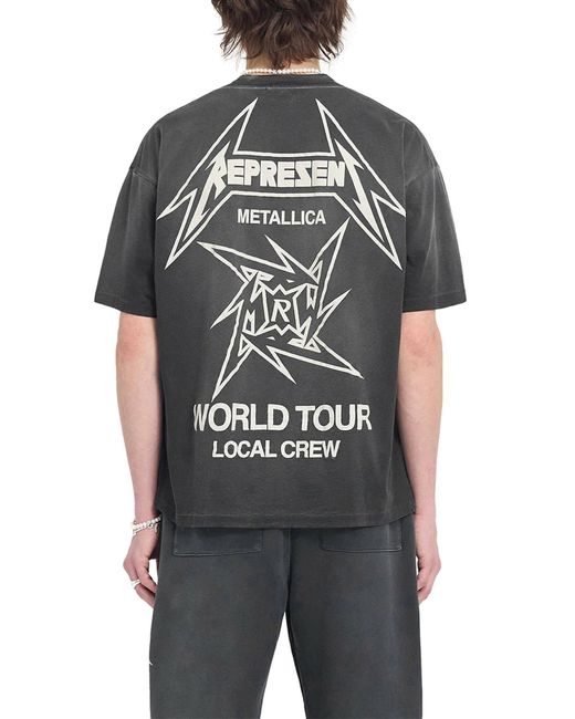 Represent Metallica 40 Year Anniversary Ss T-Shirt in Black for Men | Lyst