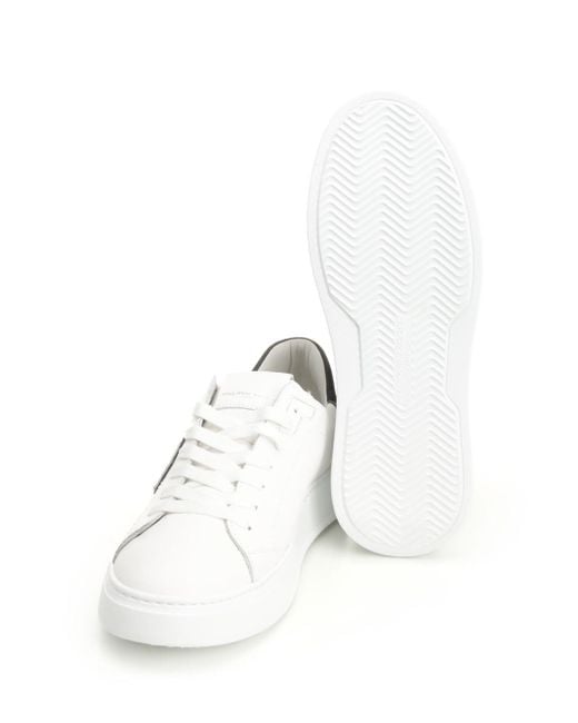 Philippe Model Temple Sneaker in White for Men | Lyst UK