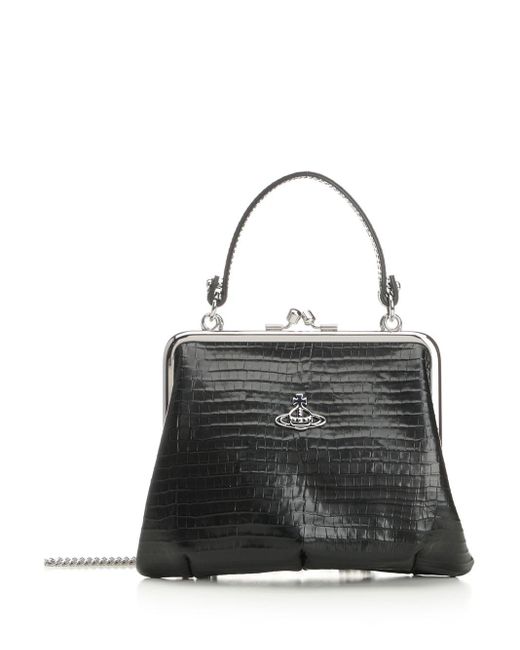 Vivienne Westwood Granny Frame Purse Bag in Black | Lyst