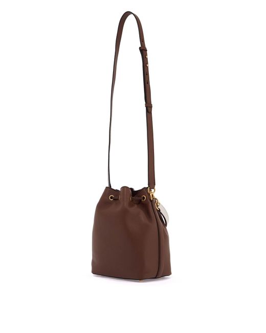 Bally Bucket Bag With Drawstring Closure in Brown | Lyst UK