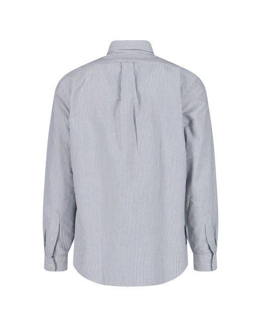 Polo Ralph Lauren Logo Shirt in Grey for Men | Lyst UK