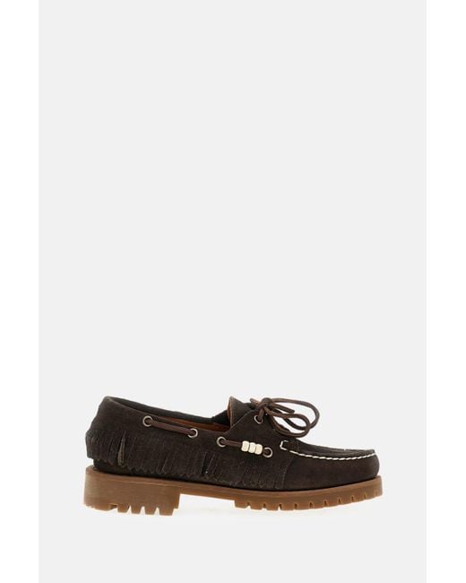 Sebago Ranger Suede Moccasin in White | Lyst UK