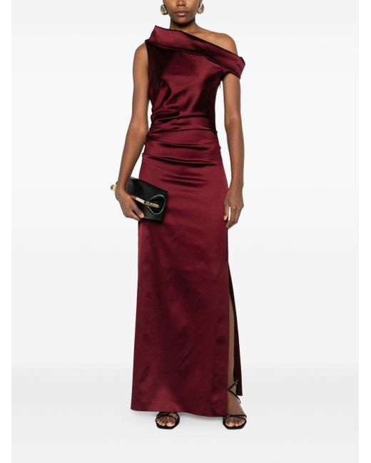 Max Mara Max Mara Matte Dress in Red | Lyst UK
