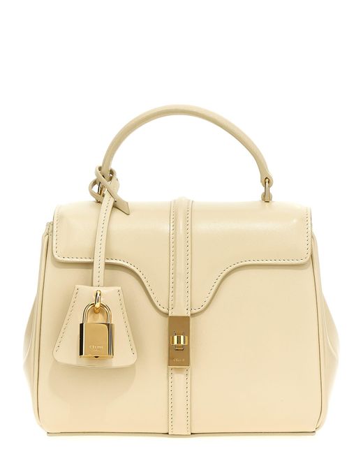 Celine Mini 16 Handbag in Natural | Lyst UK