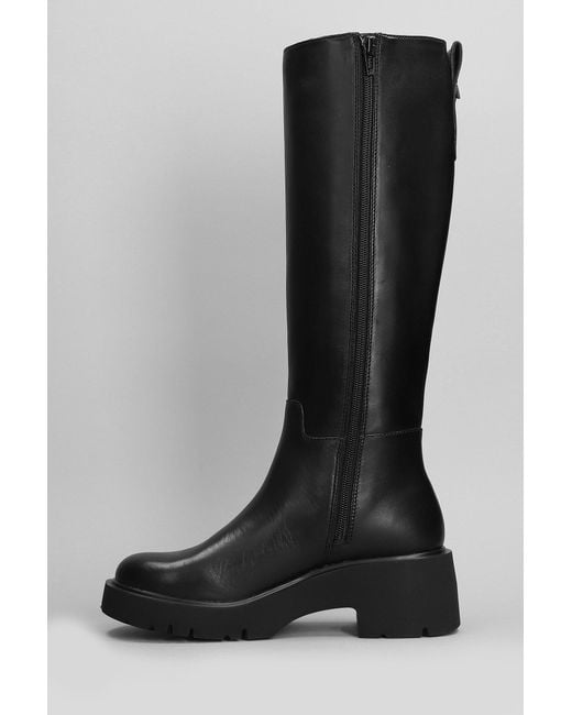 Camper Milah Low Heels Boots in Black | Lyst