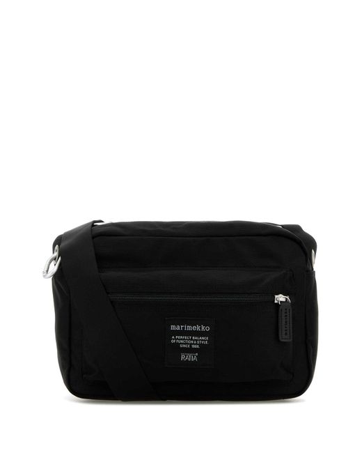 Marimekko Canvas My Things Crossbody Bag in Black | Lyst