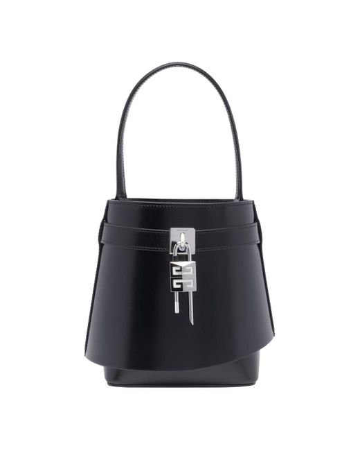 Givenchy Shark Lock Bucket Bag in Black | Lyst