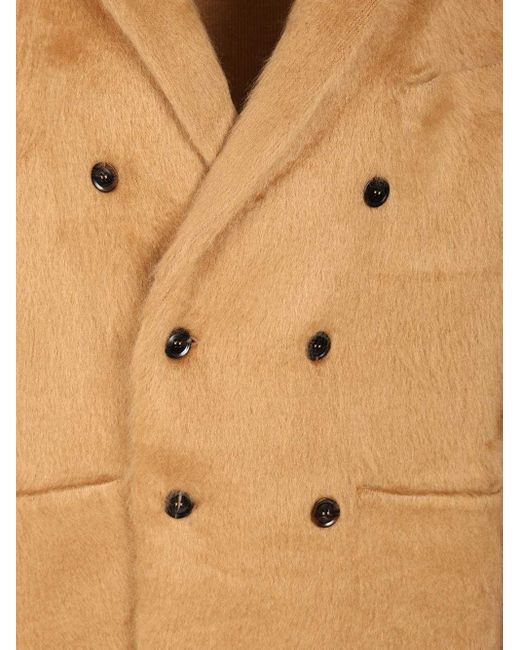 Tom Ford Double-Breasted Mohair And Cashmere Jacket in Natural for Men ...