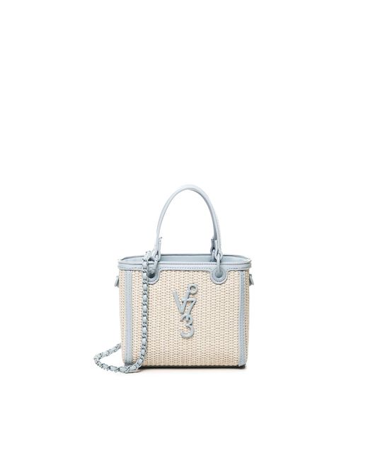 V73 Summer Small Shopping Bag in White | Lyst