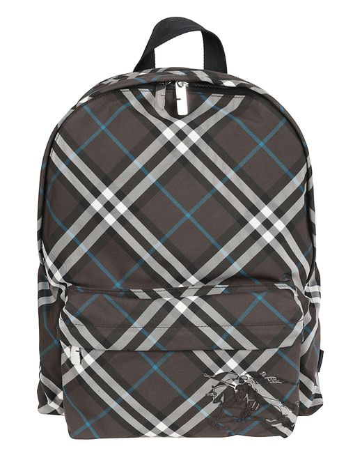 Burberry Classic Check Backpack in Black for Men | Lyst