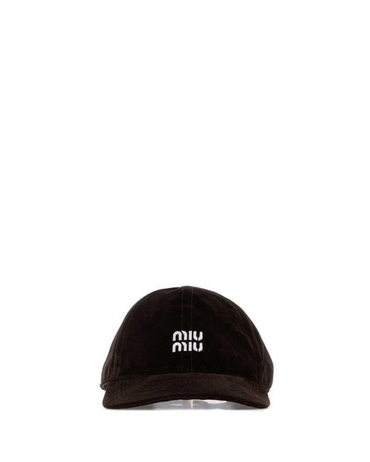 Miu Miu Hats And Headbands in Black | Lyst UK